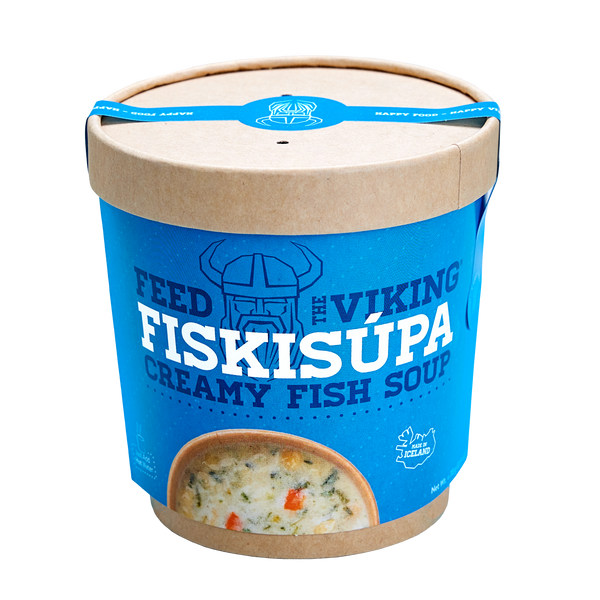 Rjómalöguð Fiskisúpa – Feed the Viking IS